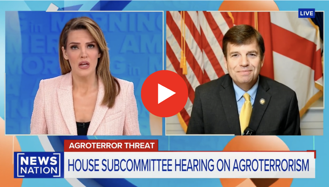 Chairman Strong Sounds the Alarm on CCP Threats to US Agriculture: “Not ...